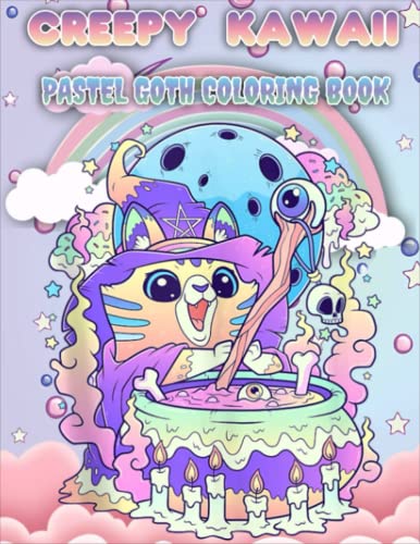 Amazon.com: Creepy Kawaii Pastel Goth Coloring Book: Cute Kawaii And ...