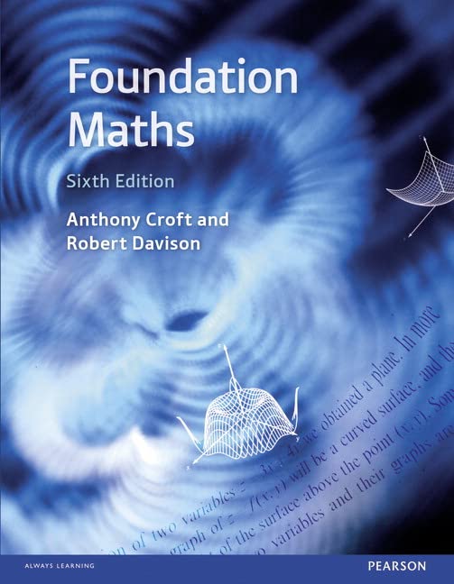 Amazon.com: Foundation Maths: 9781292095172: Croft, Anthony, Davison ...