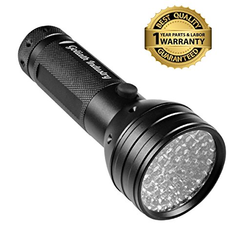Goliath Industry UV Handheld Black Light Flashlight - For Home & Hotel ...