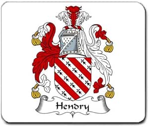 Amazon.com: Hendry Family Crest Coat of Arms Mouse Pad : Office Products