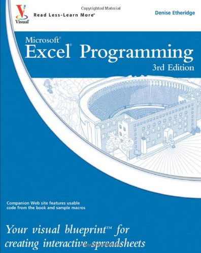 Excel Programming: Your visual blueprint for creating interactive ...