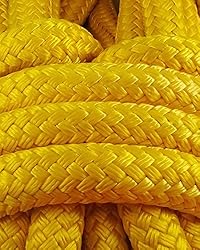 Miami Cordage NYB122507 Nylon Double Braid 1/2 In X 250 Ft Yellow on ...