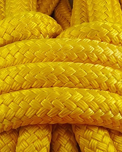Miami Cordage NYB122507 Nylon Double Braid 1/2 In X 250 Ft Yellow on ...