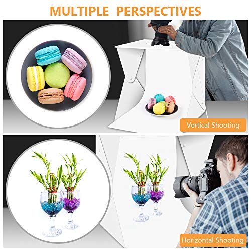 Sensyne Photography Table Top Light Box 70 LED Portable Photo Studio ...