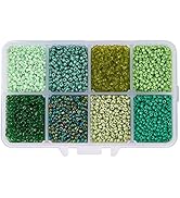 Amazon.com: PH PandaHall 1440 Pcs 6/0 4mm 8 Colors Glass Seed Beads ...