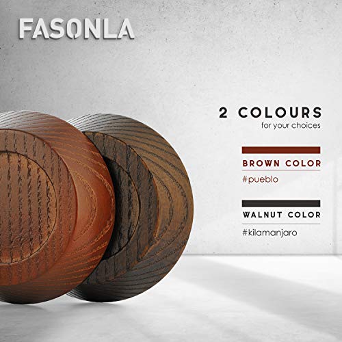 FASONLA Furniture Risers, Solid Natural Wood Risers for 4 Bed Risers ...