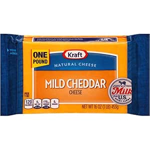 Kraft Mild Cheddar Cheese (16 oz Block): Amazon.com: Grocery & Gourmet Food