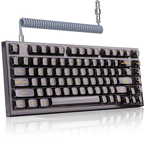 ATTACK SHARK X75 Hotswap Mechanical Gaming Keyboard with USB C Coiled ...
