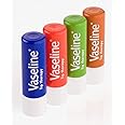 Vaseline Lip Therapy Stick with Petroleum Jelly (Original, Aloe Vera, Rosy Lips, Cocoa Butter ...