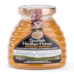 Amazon.com : Heather Hills Scottish Heather Honey w/ Whisky 12oz ...