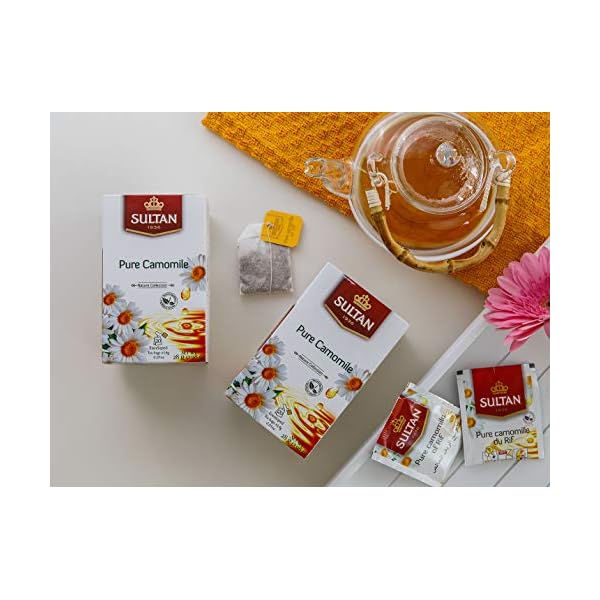 SULTAN TEA Pure Chamomile Tea, Moroccan Herbal Green Teas (Single Pack ...