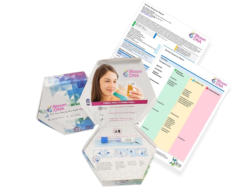 Bloom DNA Pharmacogenomics DNA Test for Medication Effectiveness and ...