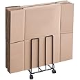Amazon.com: HUDABAIDI Carton Storage Rack Rolling Cart, Portable ...