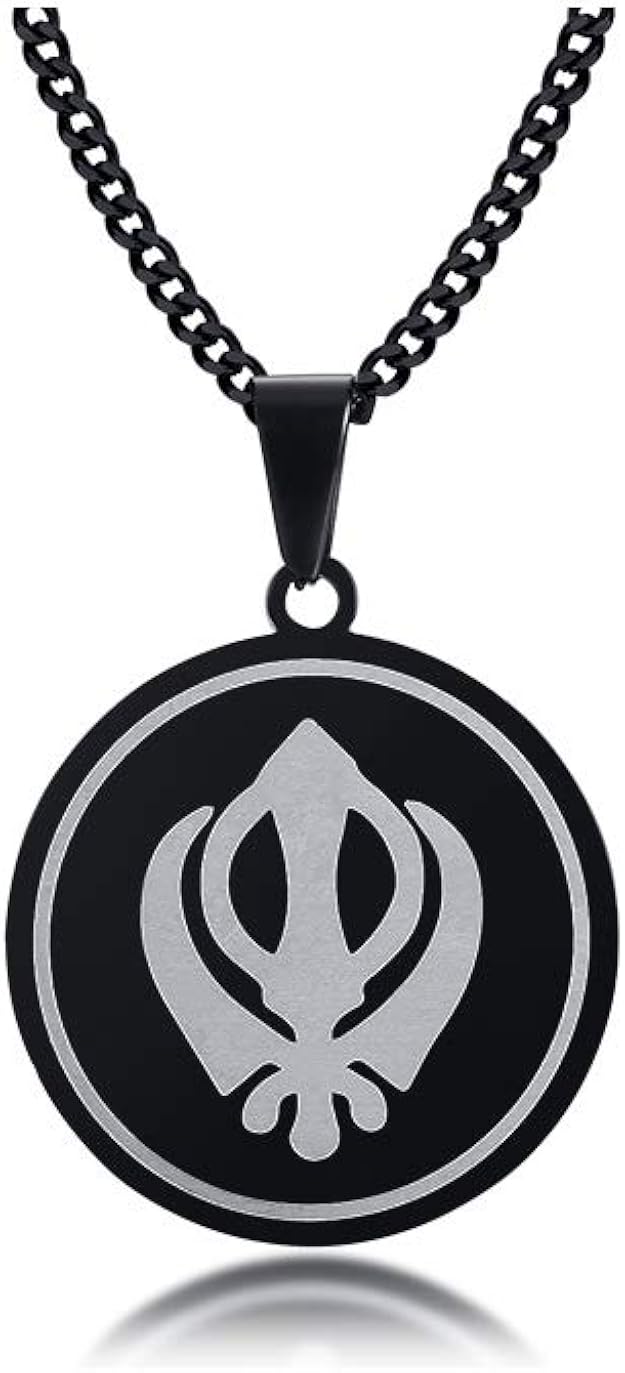 Stainless Steel Sikhism Sikh Khanda Pendant Necklace Sikhs Necklace ...