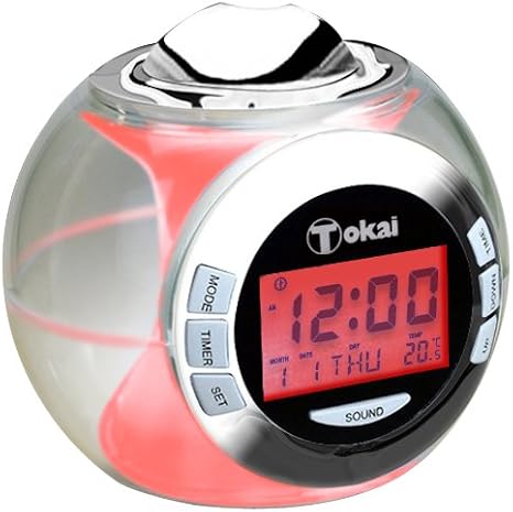 Tokaï LRE-164 Réveil avec lumiere d'ambiance et nature + Projection de ...