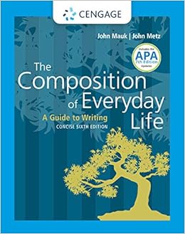 Amazon.com: The Composition of Everyday Life, Concise with APA 7e ...
