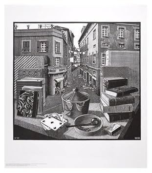 MC Escher Still Life and Street Poster Art Print Wechselbildhalter ...
