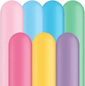 Amazon.com: Qualatex 260Q Vibrant Assortment Tying Balloons (100ct ...