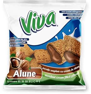 Amazon.com: Viva Snack hazelnut cream filled pillows - 14 Bags