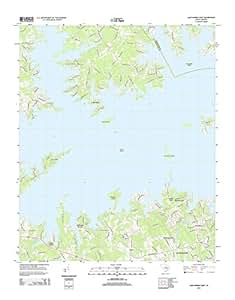 Amazon.com: Topographic Map Poster - LAKE MURRAY EAST, SC TNM GEOPDF 7 ...