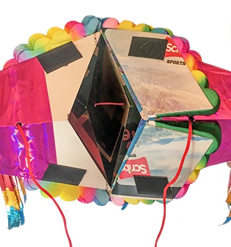 Extra Large Mexican Star Piñata - Now with 30 Ft Rope | Tie Dye Rainbow ...
