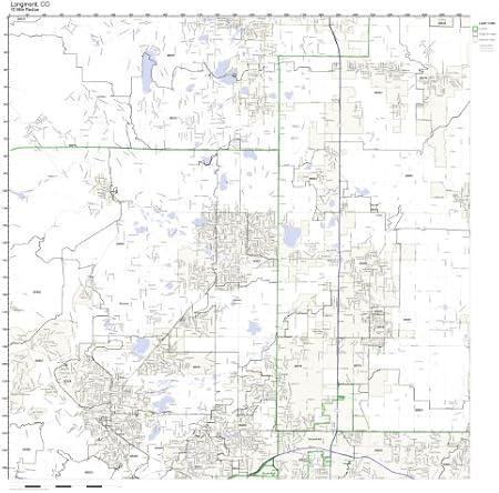 Amazon.com: Longmont, CO ZIP Code Map Laminated: Home & Kitchen