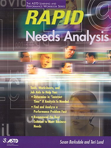 Amazon.com: Rapid Needs Analysis (9781562862978): Barksdale, Susan ...