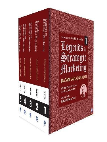 Legends in Strategic Marketing: Rajan Varadarajan: Sheth, Jagdish N ...