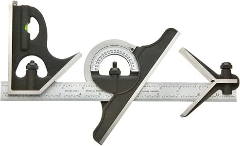 Combination Square Set, 12 In, 4 Pc - Carpentry Squares - Amazon.com