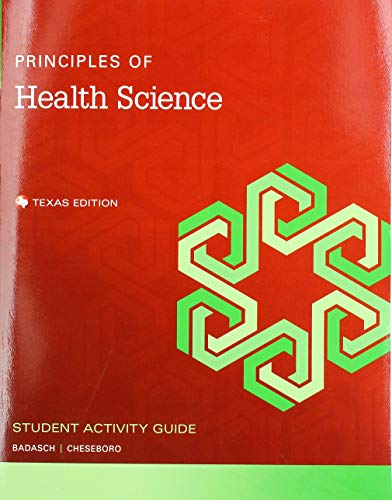 Student Activity Guide for Principles of Health Science Student Edition ...