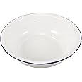 Amazon.com: TOVINANNA Enamel Basin, 30 Cm Foot Bath Basin for Soaking ...