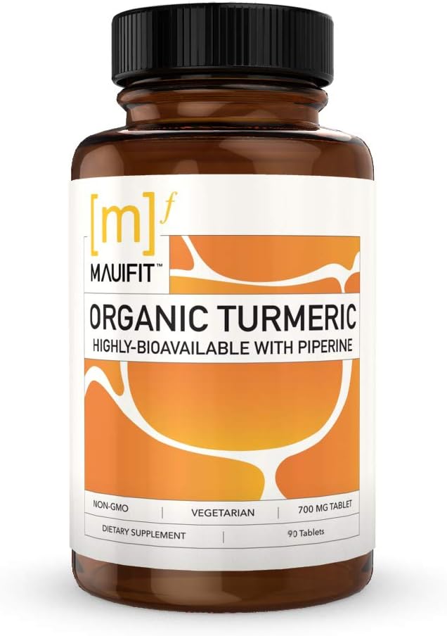 Amazon.com: Turmeric with Piperine Anti-Aging Support 700mg 90 Organic ...