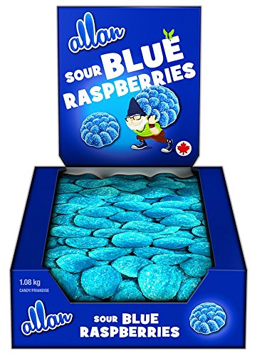ALLAN Gummy Candy, Sour Blue Raspberry, 1080 Gram | Flyers Online