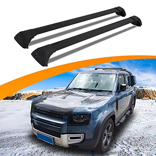 Snailfly Lockable Roof Rack Cross Bar Fit for Land Rover Defender 90 ...