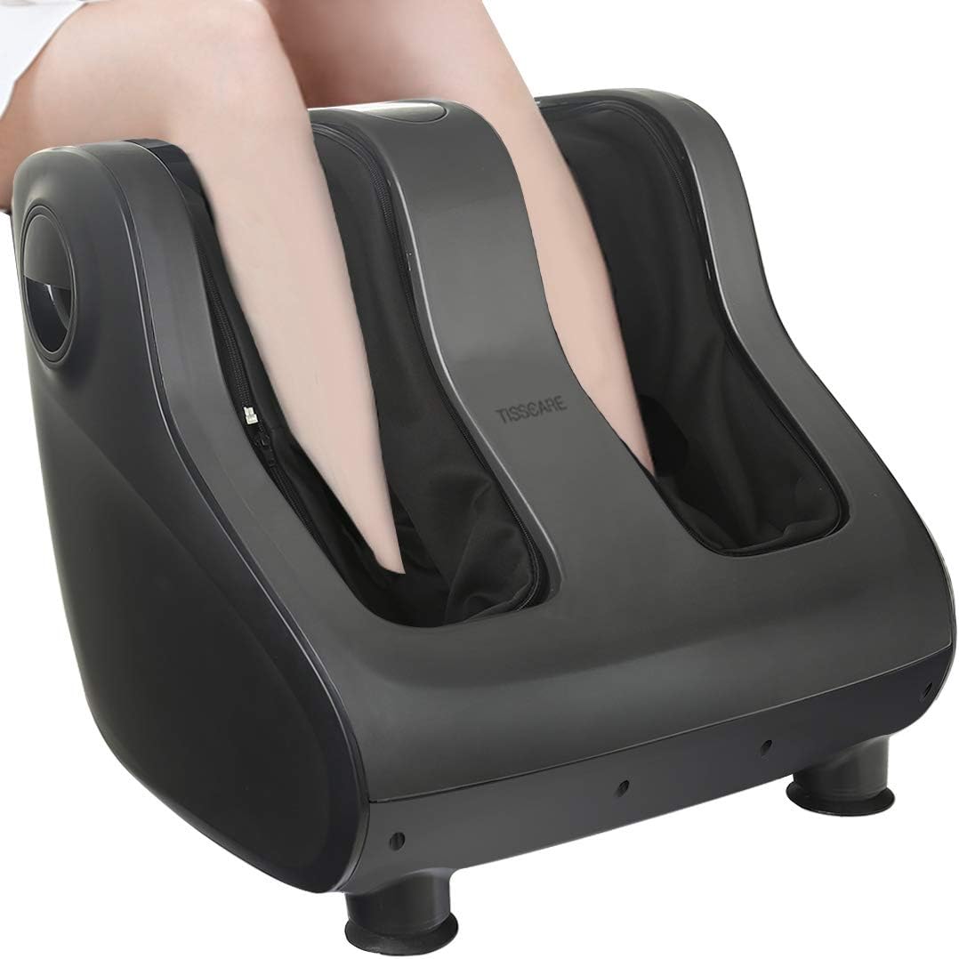 Amazon TISSCARE Foot Massager Machine With Heat Shiatsu Massager