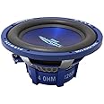 Amazon.com: Pyle altavoz subwoofer para coche, cono azul moldeado 12 pulgadas, bobina de 4 ...