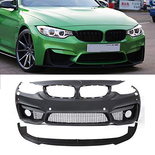 PENSUN M/4 Style Front Bumper Cover W/PDC Holes Fit for 2014-2019 BMW ...