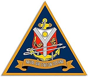 Amazon.com: Triangle Naval Air Station Oceana Sticker (decal logo navy ...