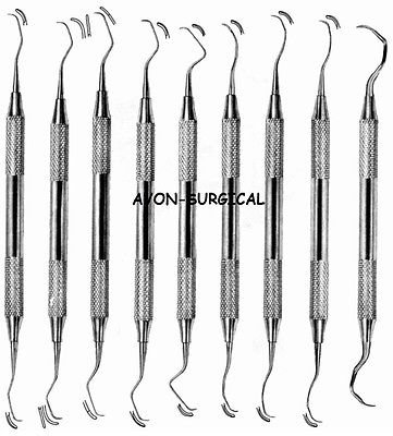 Price tracking for: New German Grade 9 each Gracey Curettes Medical ...