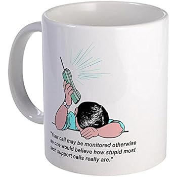 Amazon.com: CafePress Help Desk - Tech Support Mug Unique Coffee Mug ...