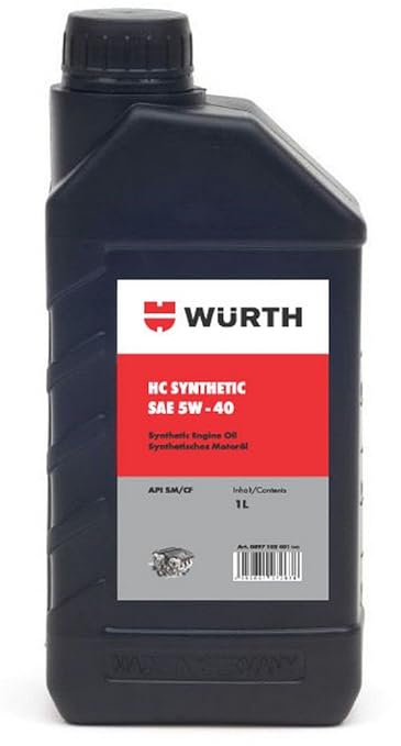 Wuerth 5W-40 HC Synthetic Car Engine Oil (1 L): Amazon.in: Car & Motorbike