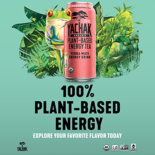 Yachak Yerba Mate Drink, Passionfruit, 16 Fl Oz (Pack of 12) | Pricepulse