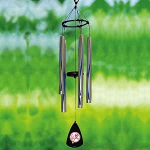Amazon.com : MLB New York Yankees Metal Streamer Wind Chimes : Sports ...