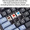 Keychron K6 Pro QMK/VIA Wireless Mechanical Keyboard, Hot-Swappable ...