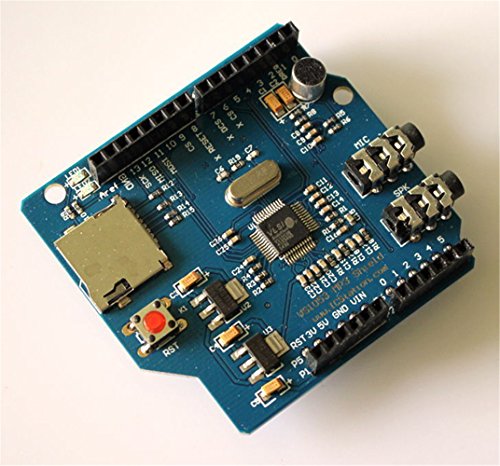 Buy Henglifu NEW VS1053B MP3 Music shield board with TF card slot work with Arduino UNO MEGA ...