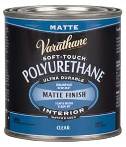 Varathane 262075 Half Pint Clear Matte Finish Soft Touch Polyurethane ...