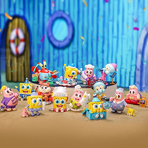 POP MART Spongebob Pajamas Party Series 1PC Exclusive Action Figure Box ...