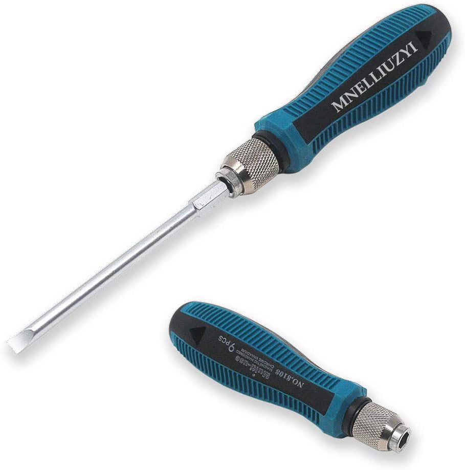 9 in 1 Precision Screwdriver Bit Set Handle Multi-function Screw Driver ...