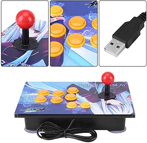 Enlux PC Arcade Game USB Stick Buttons Controller Zero Delay 8 Directions Joystick for – BigaMart