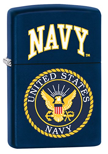 Zippo Lighter: United States Navy Logo - Gift A Soldier